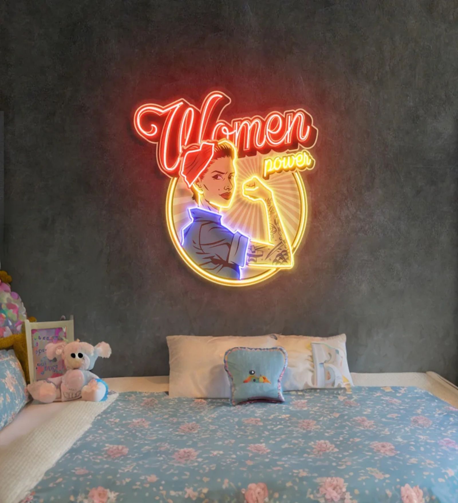 Buy Women In Power Acrylic Artwork Led Neon Light at 50% OFF by ...