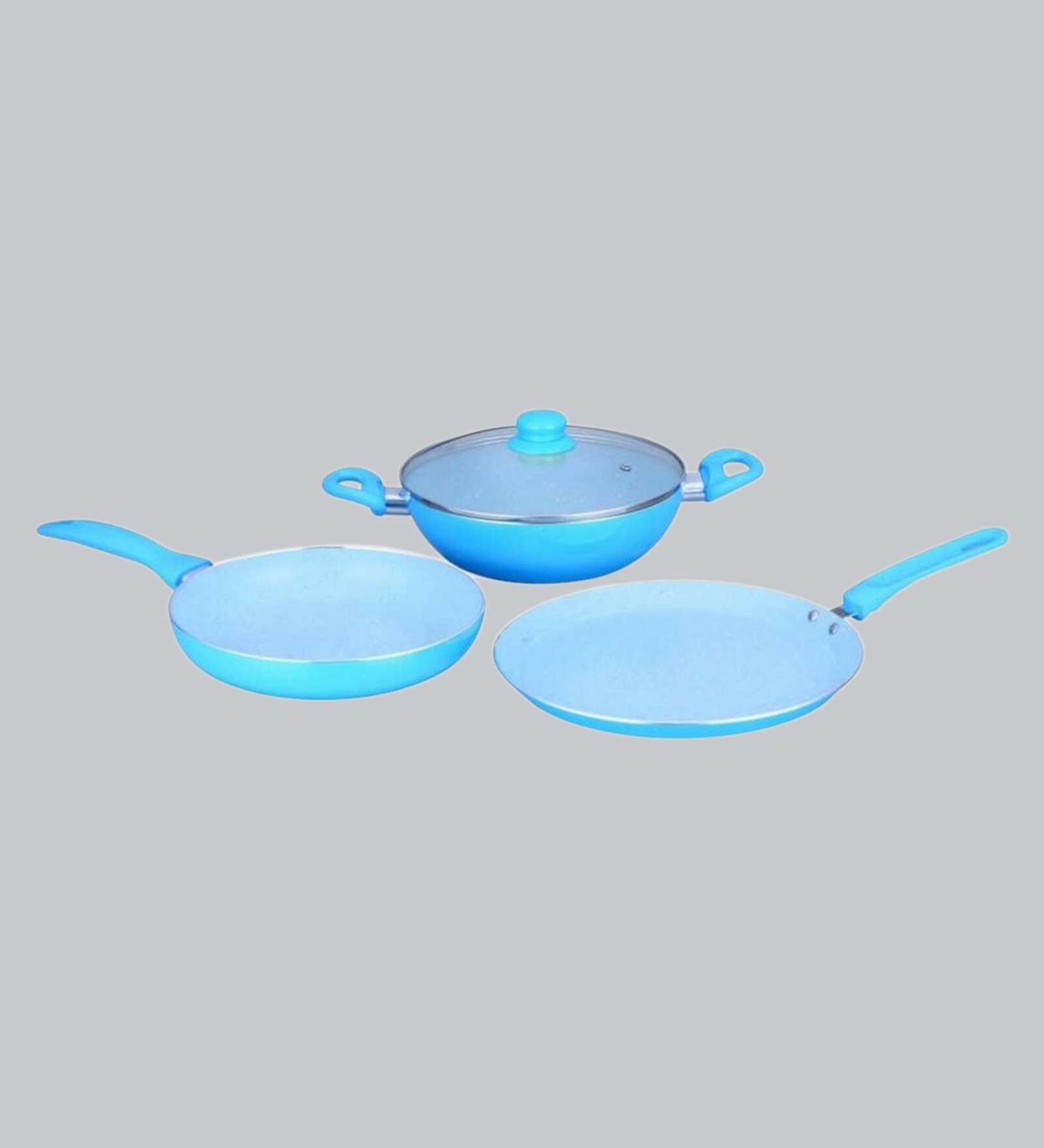 Buy French Blossom Aluminium Cookware- Set of 3 Online - Cookware Sets ...