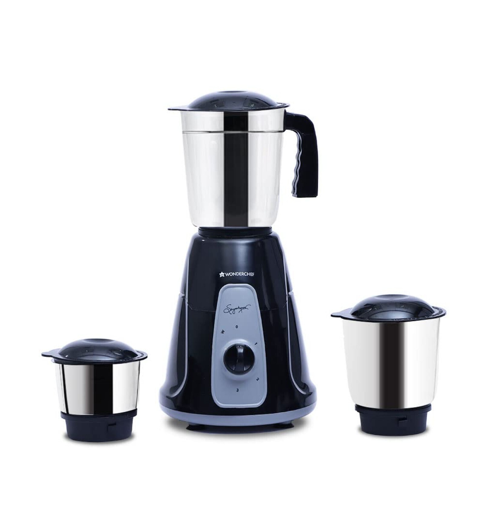 Buy Wonderchef Tivoli 3 Jar Mixer Grinder (Black & Grey) at 22% OFF by ...