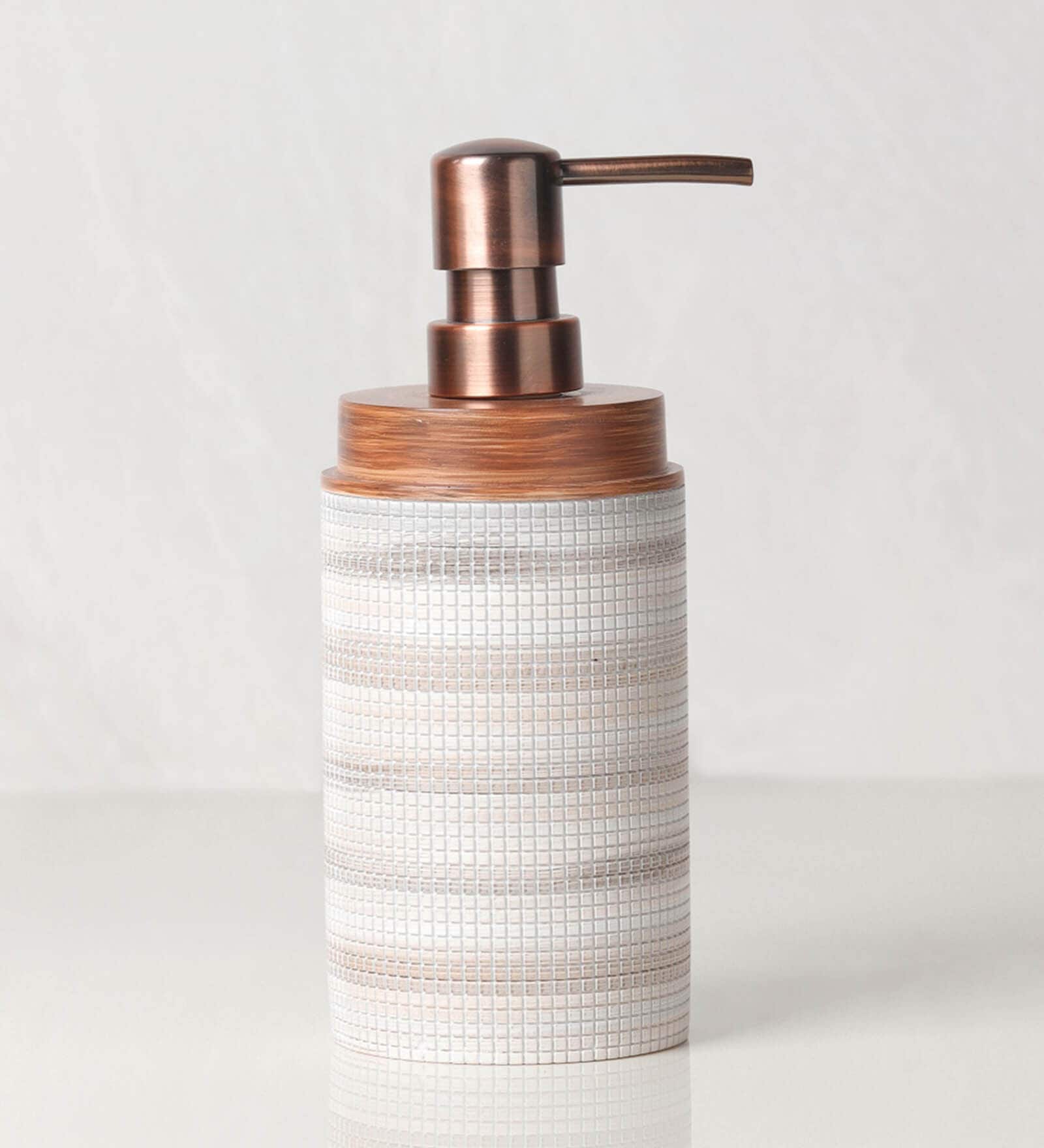 Buy White Polyresin Soap Dispenser (380 Ml) at 10% OFF by Obsessions ...