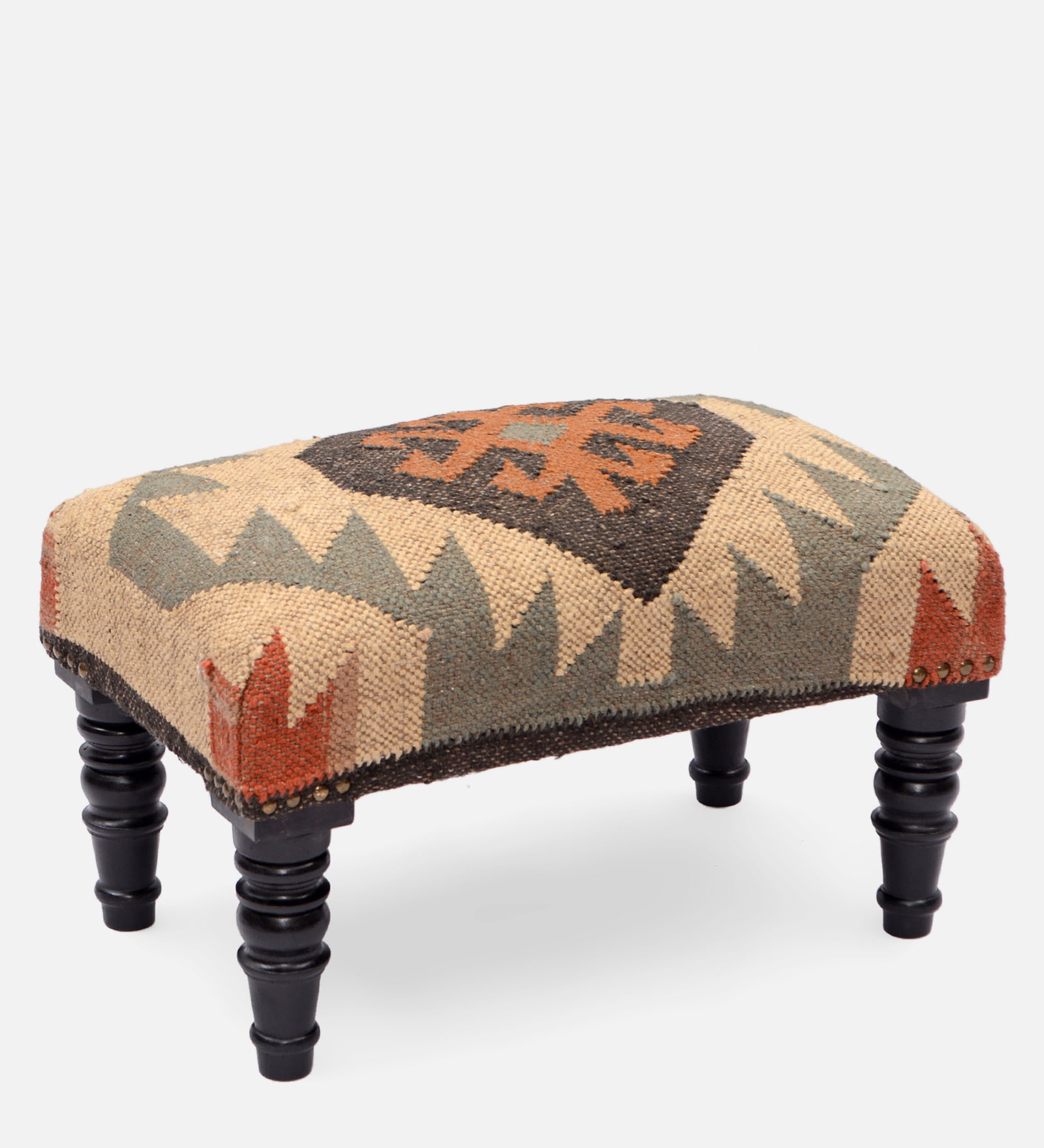 Buy Wooden Foot Stool In Multi Colour at 36% OFF by Natural Furnish ...
