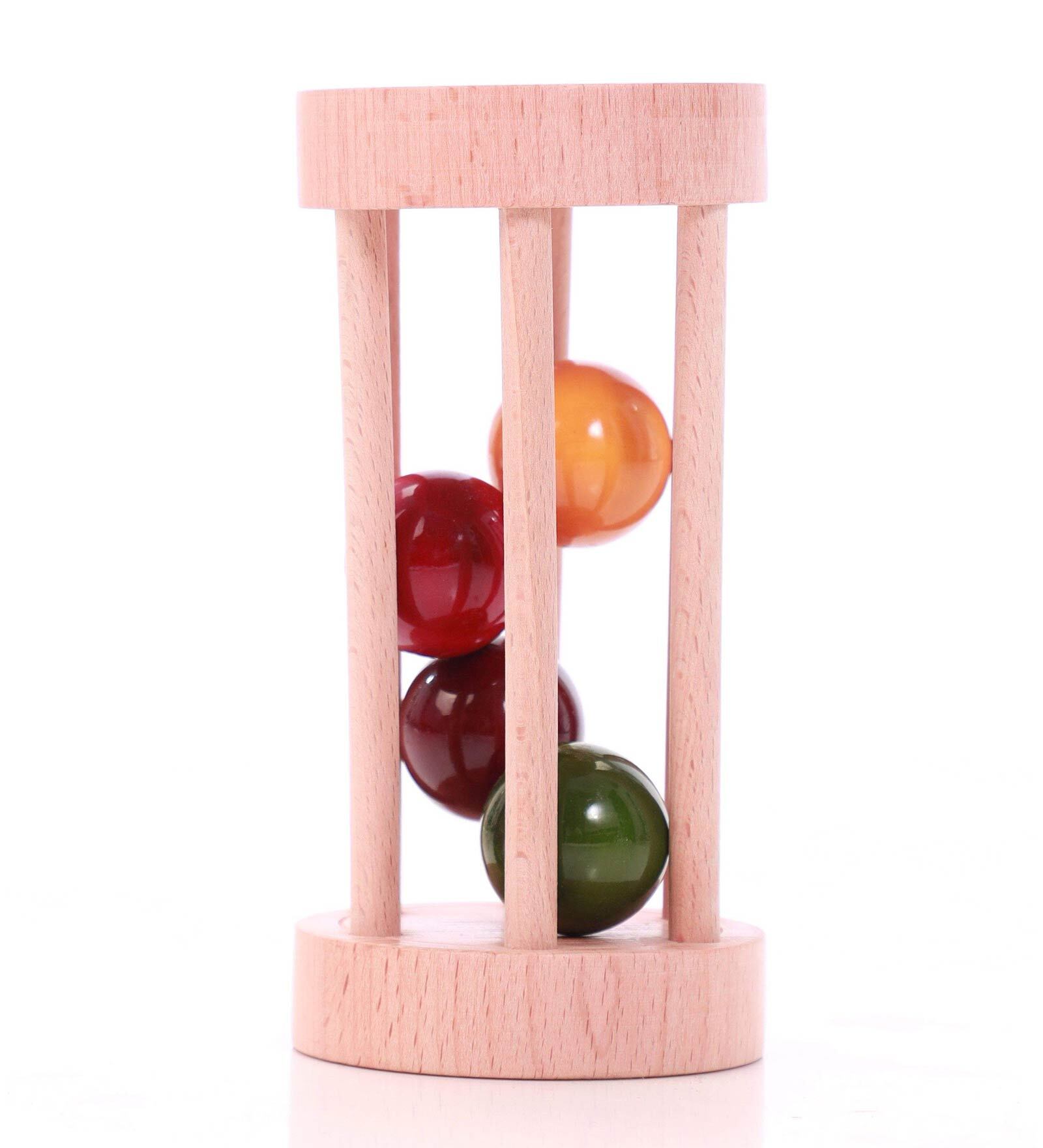 Buy Wooden Rolling Rattle in Natural Finish by Ariro Toys Online ...