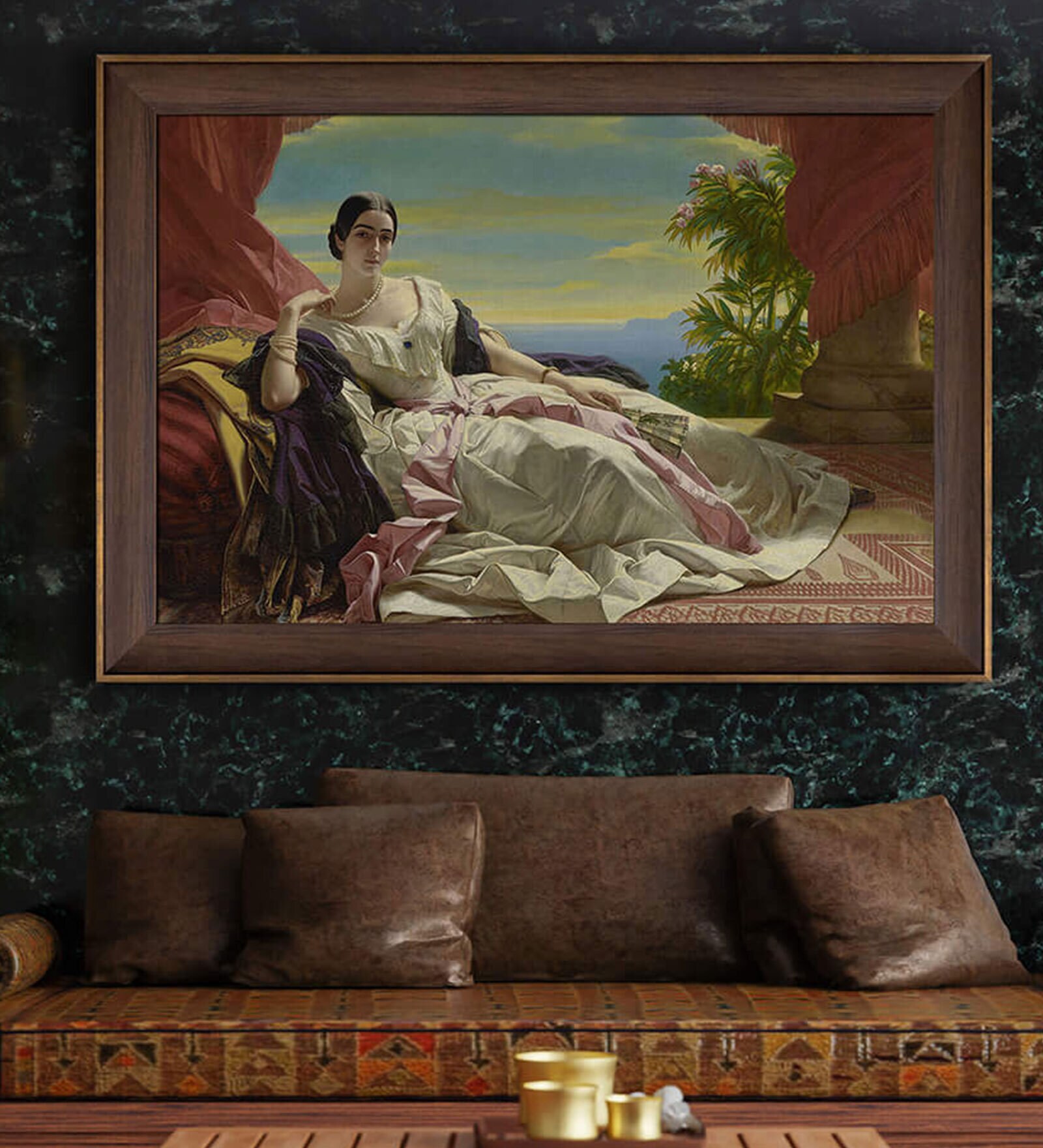 Buy Leonilla Princess Of Sayn Wittgenstein Sayn Framed Painting By ...