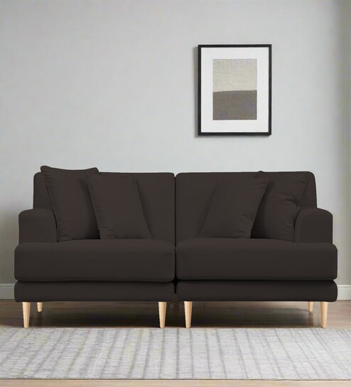 Buy Woody Fabric 2 Seater Sofa In Cobalt Blue Colour at 34% OFF by ...