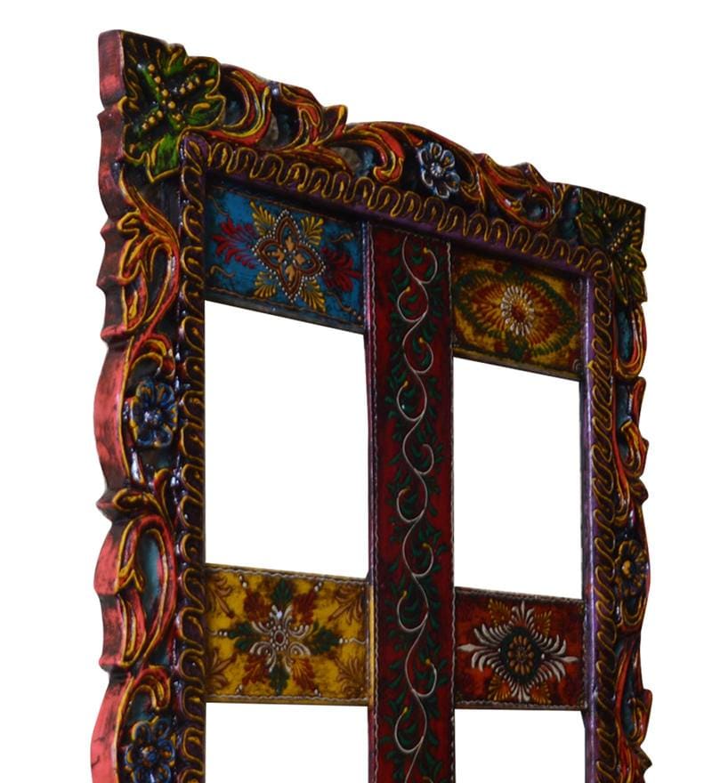 Buy Wooden Wall Mural In Blue By Art Of Jodhpur Online - Wooden Wall ...