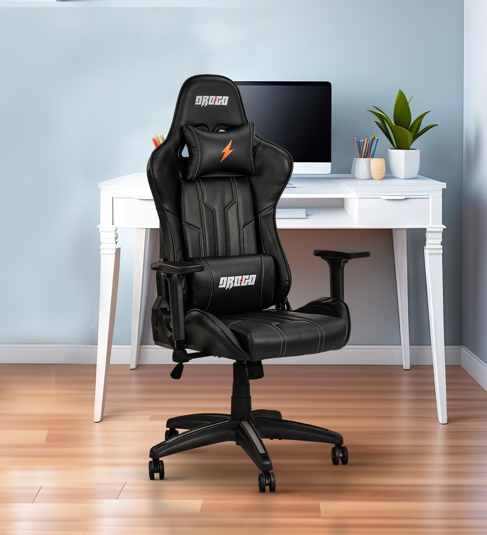 Buy Wrath Gaming Chair in Black Colour at 34% OFF by Drogo | Pepperfry