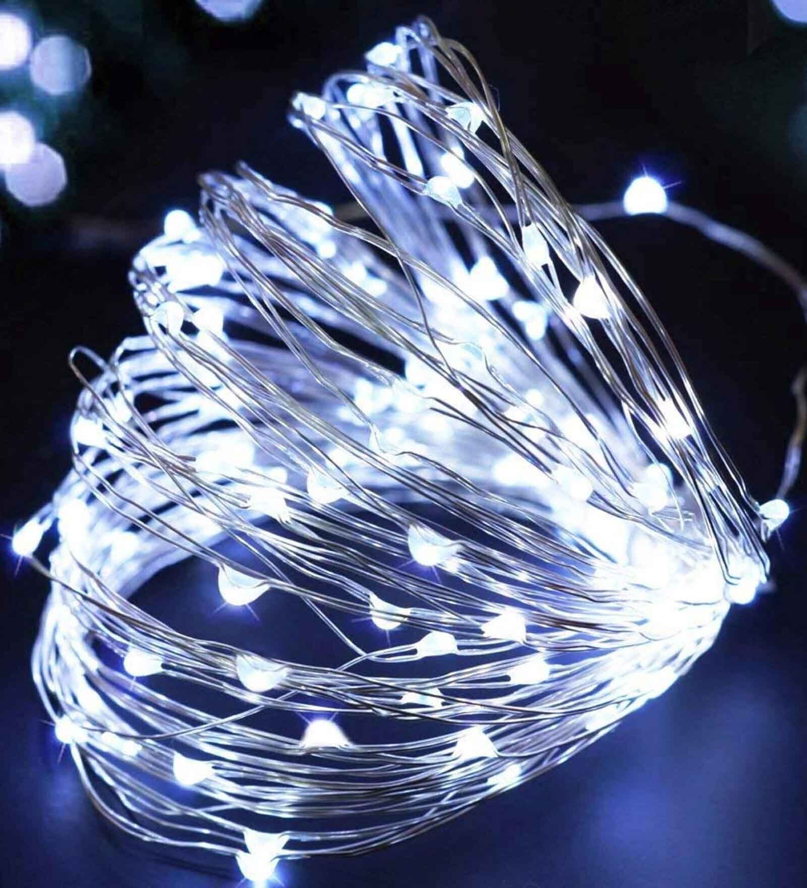 Buy Tarter White and Silver 10 Meter LED String Light by Xergy at 62% ...