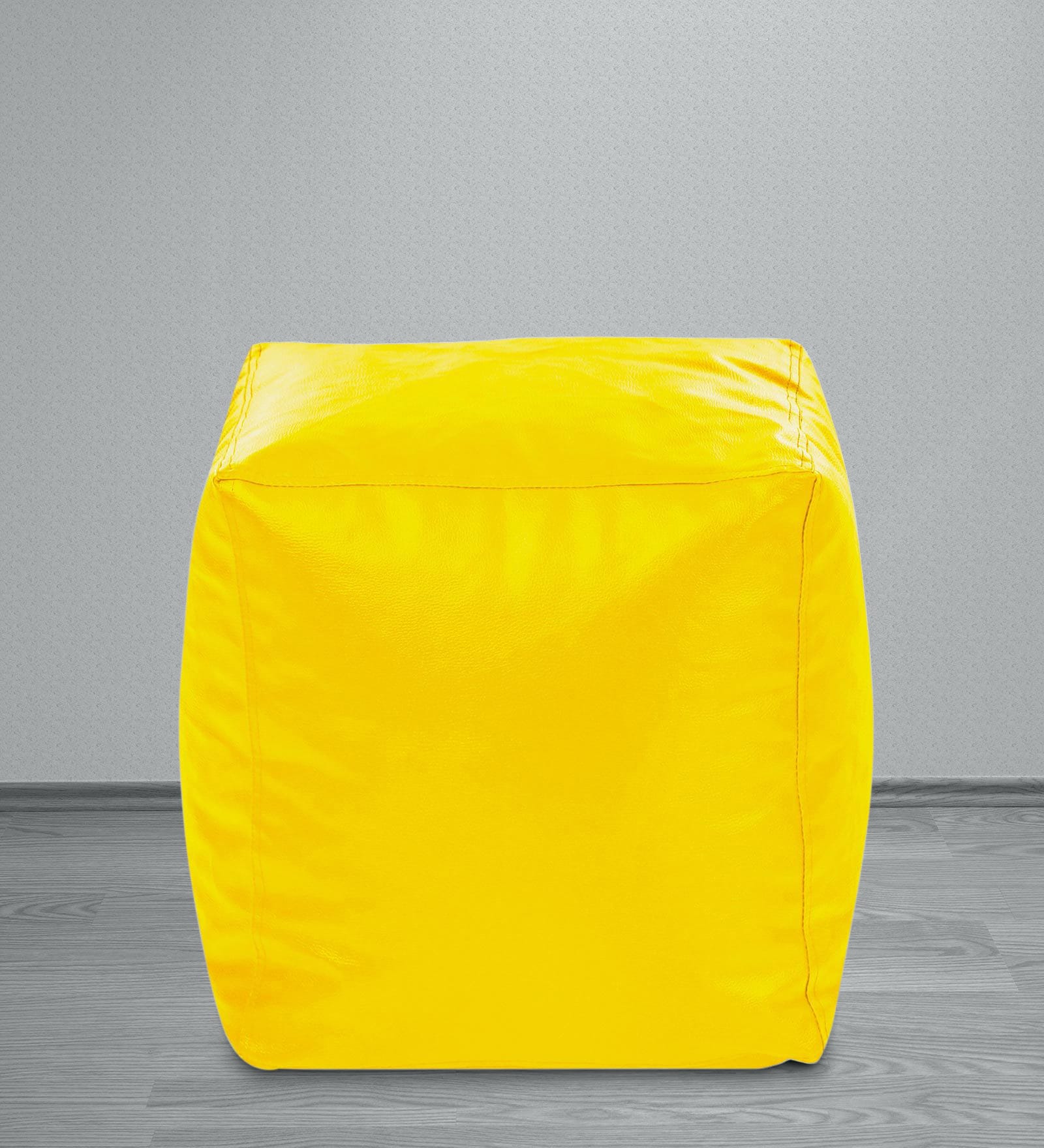 Buy XL Square Pouffe Cover in Yellow Colour at 4% OFF by Style HomeZ ...