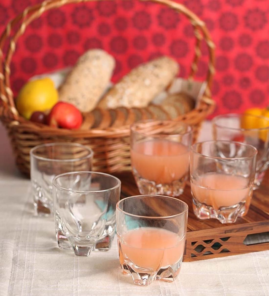 Buy Yera Classic Glass 270 ML Tumblers - Set of 6 Online - Glass ...