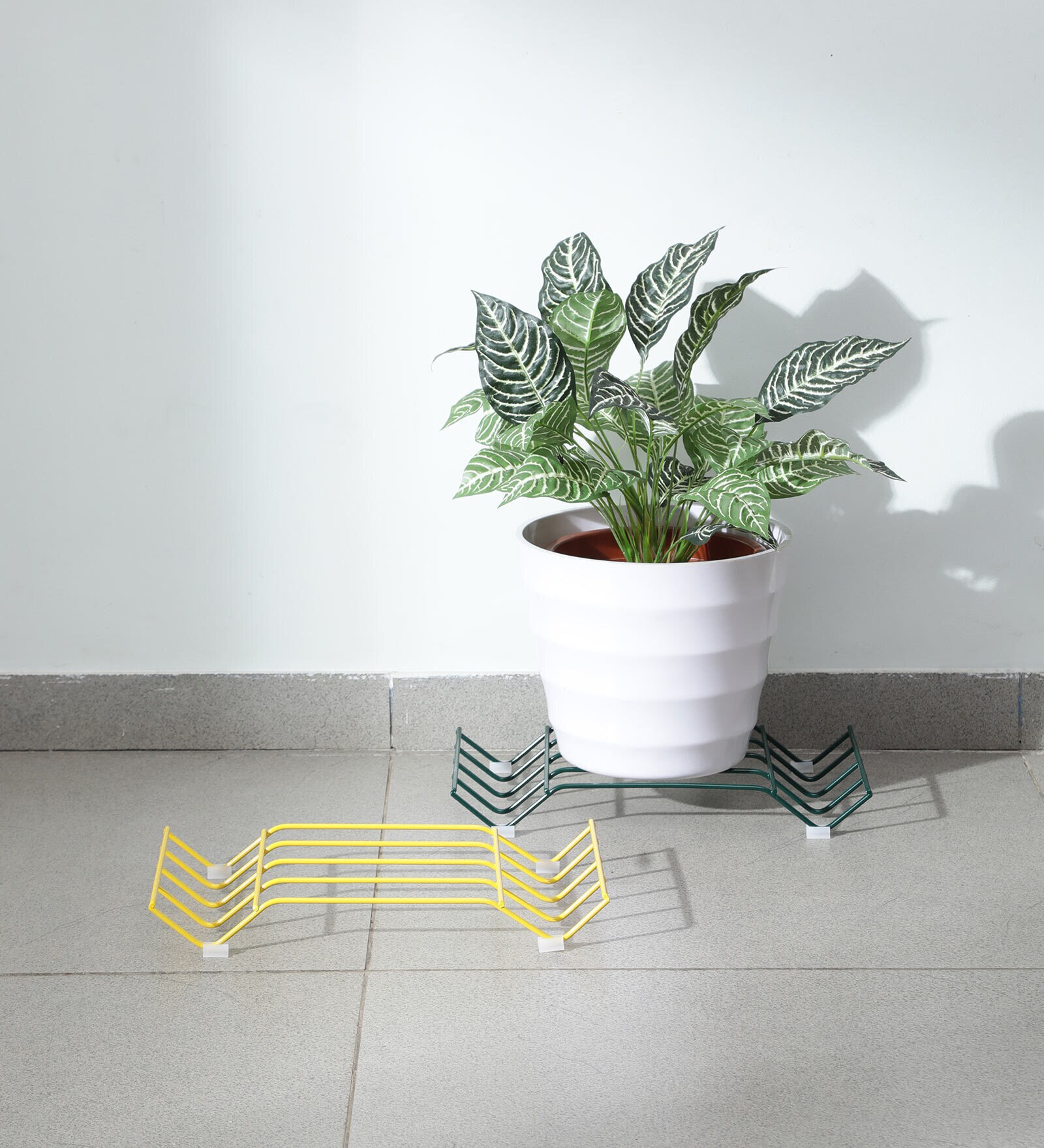 Buy Yellow & Green Metal (Set of 2) Planter Stands at 10% OFF by ...
