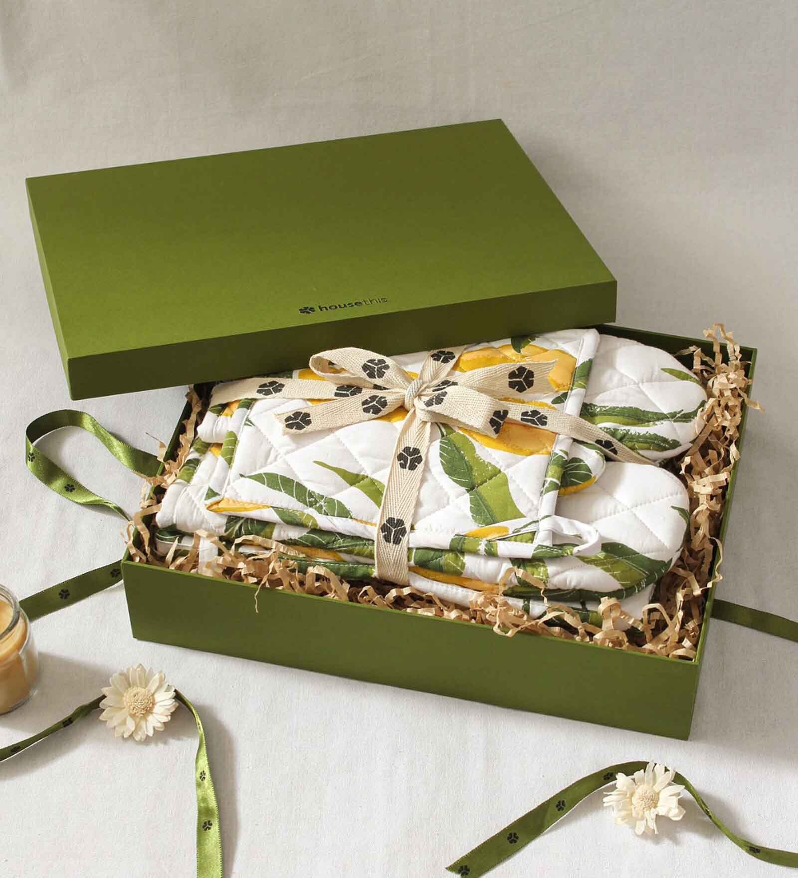 Buy Multicolor Abstract Cotton Kitchen Linen Set By House This at 6% ...