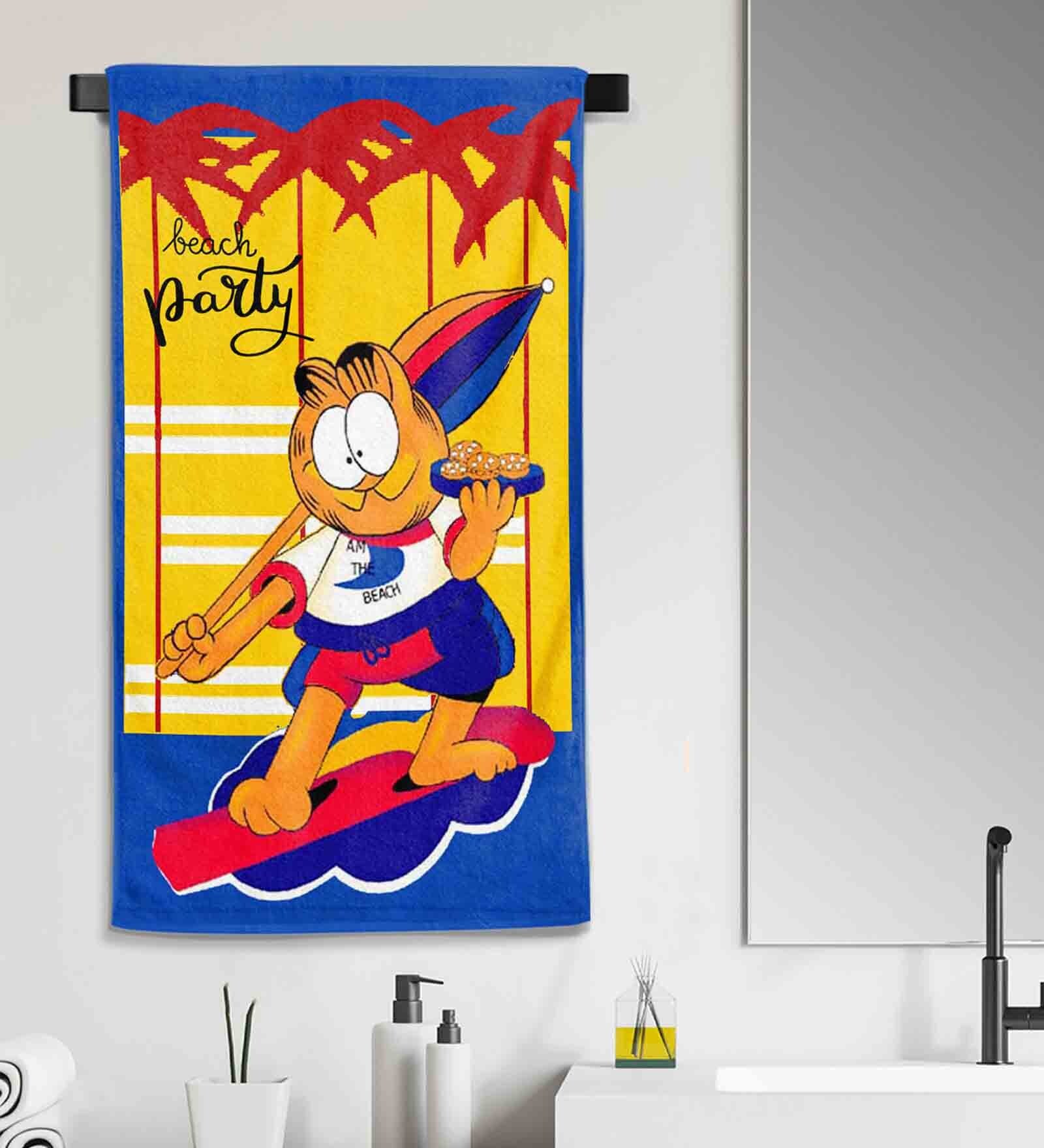 Buy Multicolor Cotton Solid 300 GSM Kids Bath Towel by Sassoon fab at ...