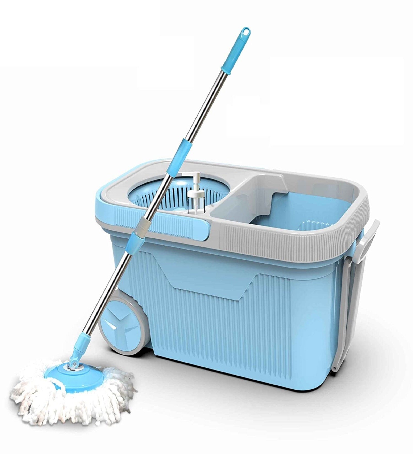 Buy Blue Elegant 360 Bucket Spin Mop Set By Randal at 48% OFF by Randal | Pepperfry