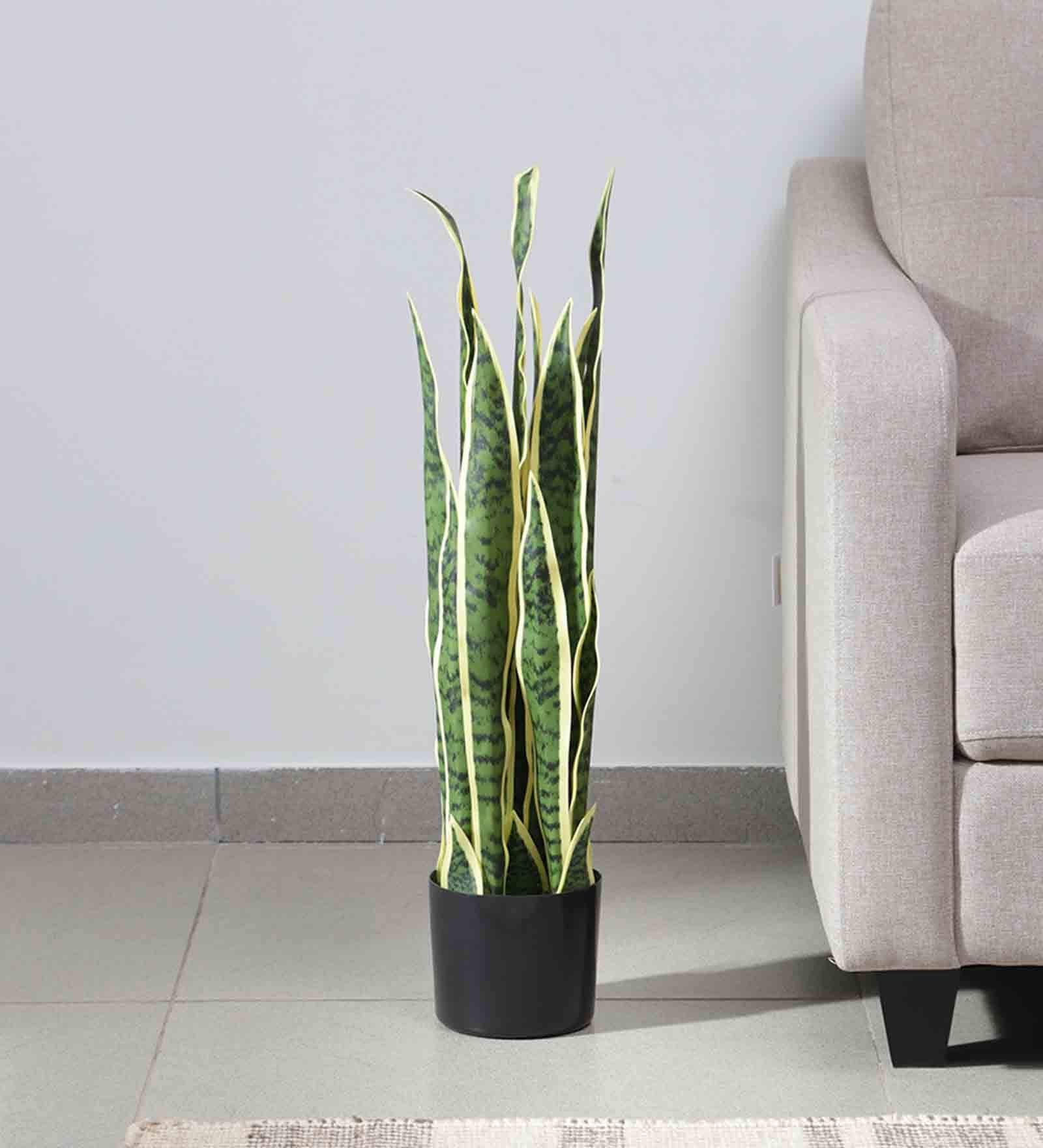 Buy Plastic Yellow Snake Artifical With Pot Artificial Plants at 24% ...