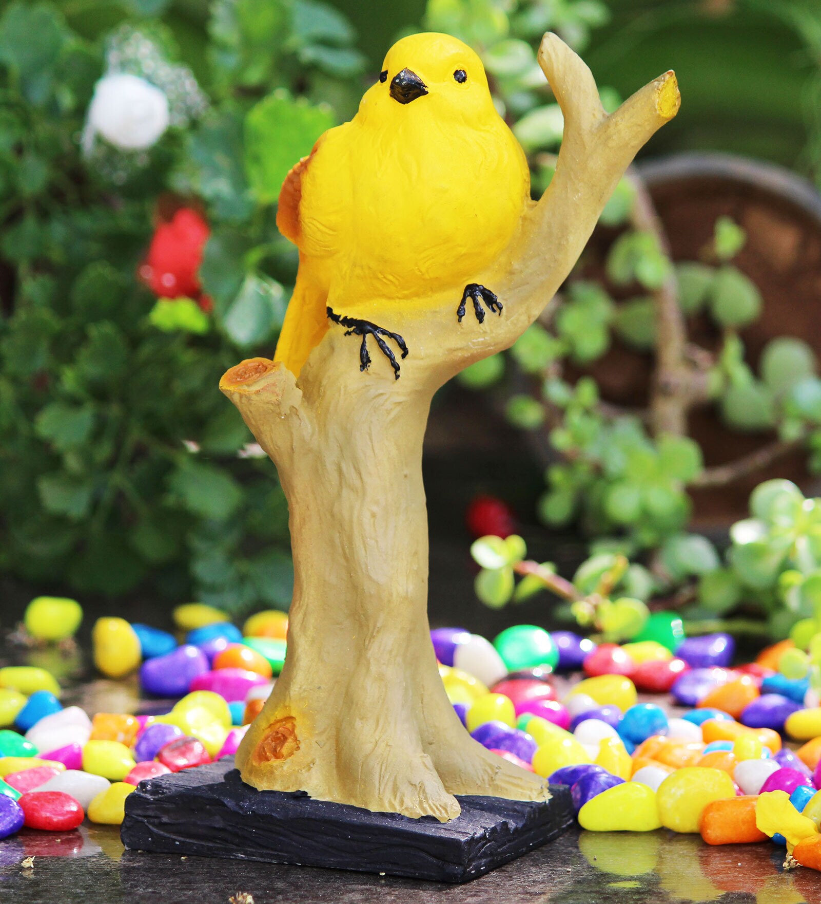 Buy Yellow Resin Chidiya Figurine at 11% OFF by Miss Peach | Pepperfry