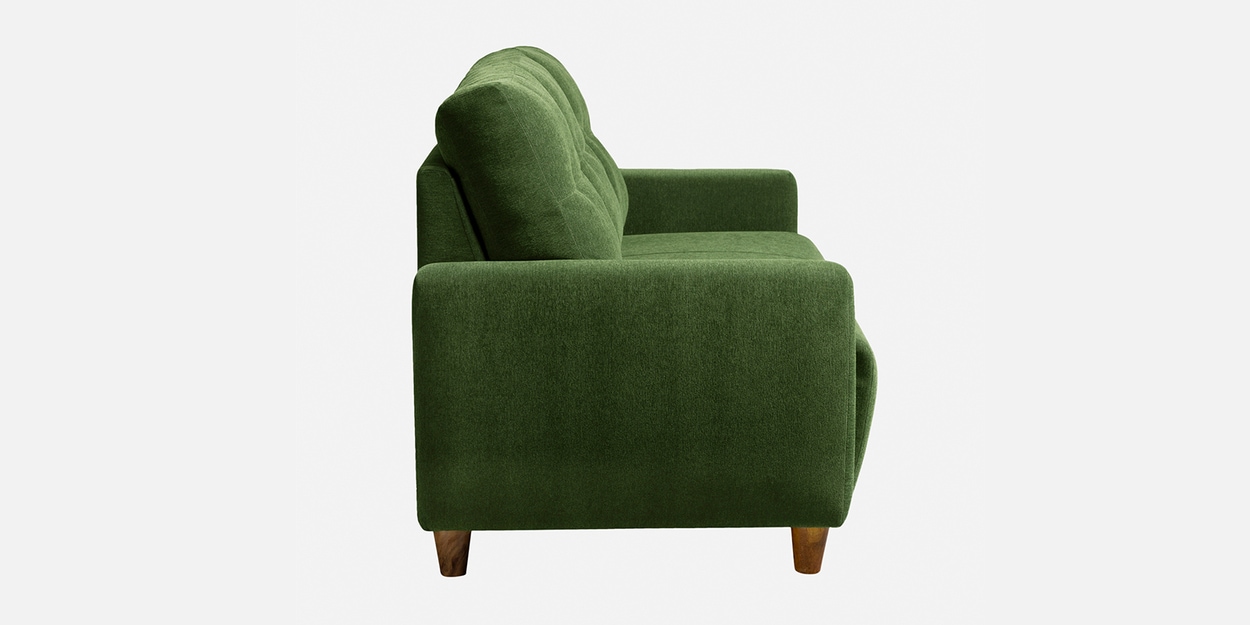 Buy Yolo Fabric 3 Seater Sofa in Avocado Green Colour by Sleepyhead ...