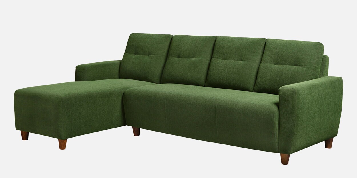 Buy Yolo Fabric RHS Sectional Sofa in Avocado Green Colour by ...