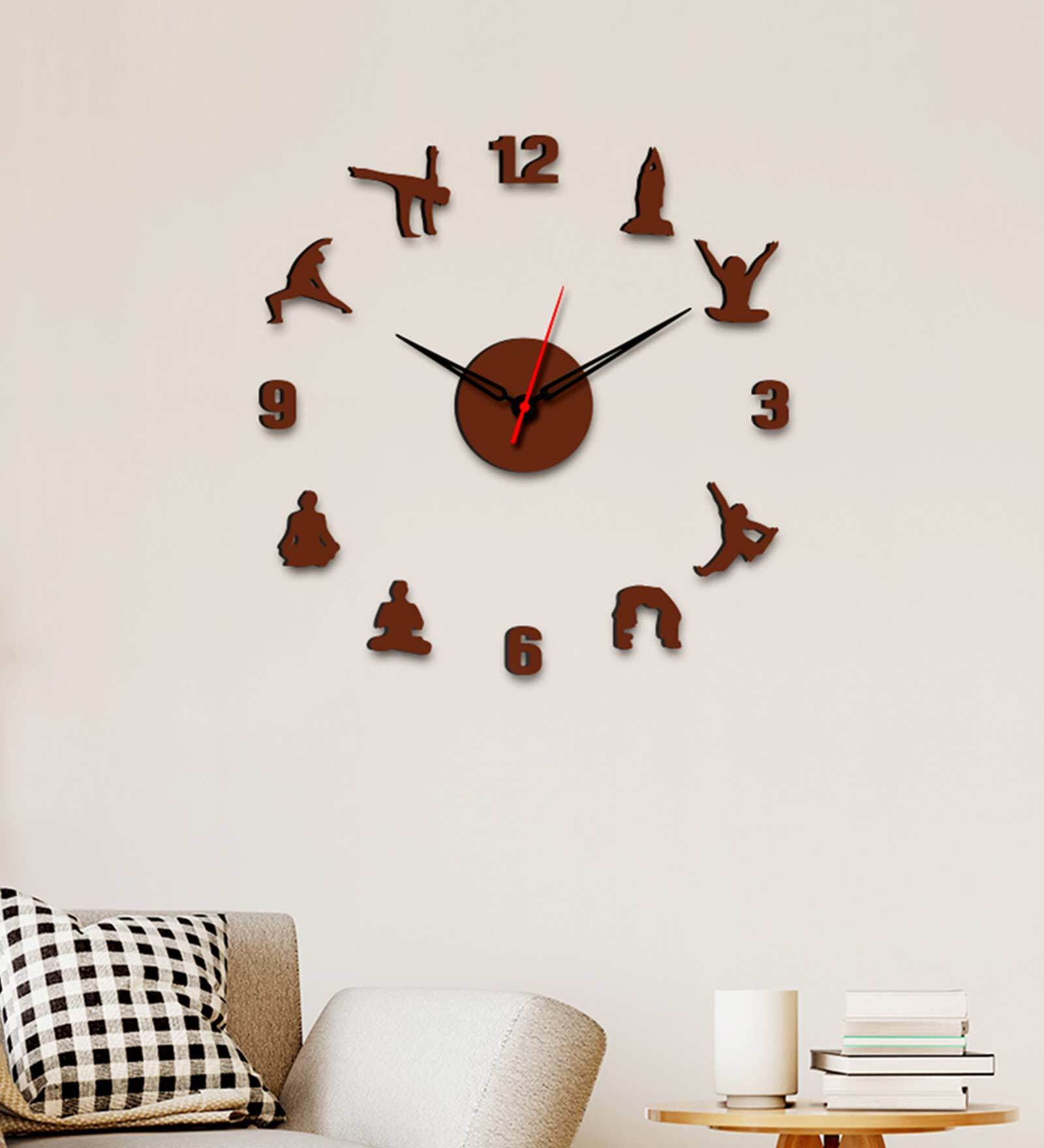 Buy Yoga Designer Wall Clock By WallMantra at 18% OFF by WallMantra ...