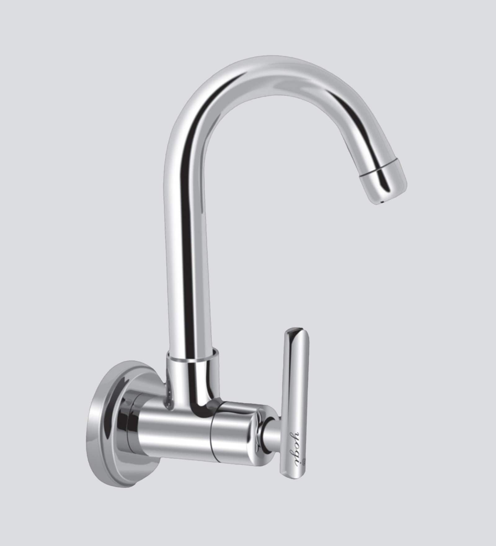 Buy Brass Chrome Plated Basin Tap With Wall Flange by Yogi Online ...