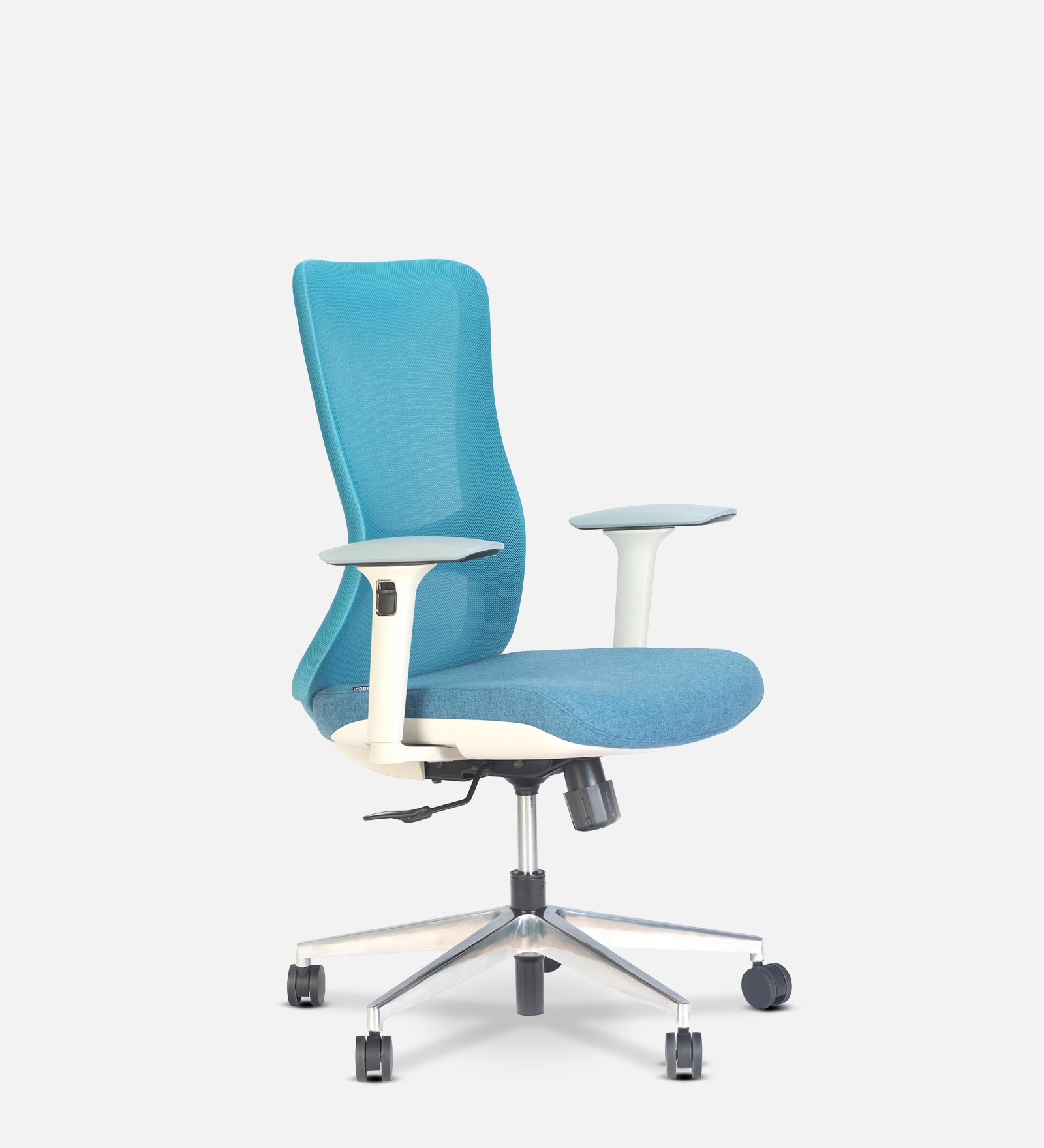 Buy Yoto High Back Ergonomic Chair in Blue Colour by Atmosphere at 46% ...