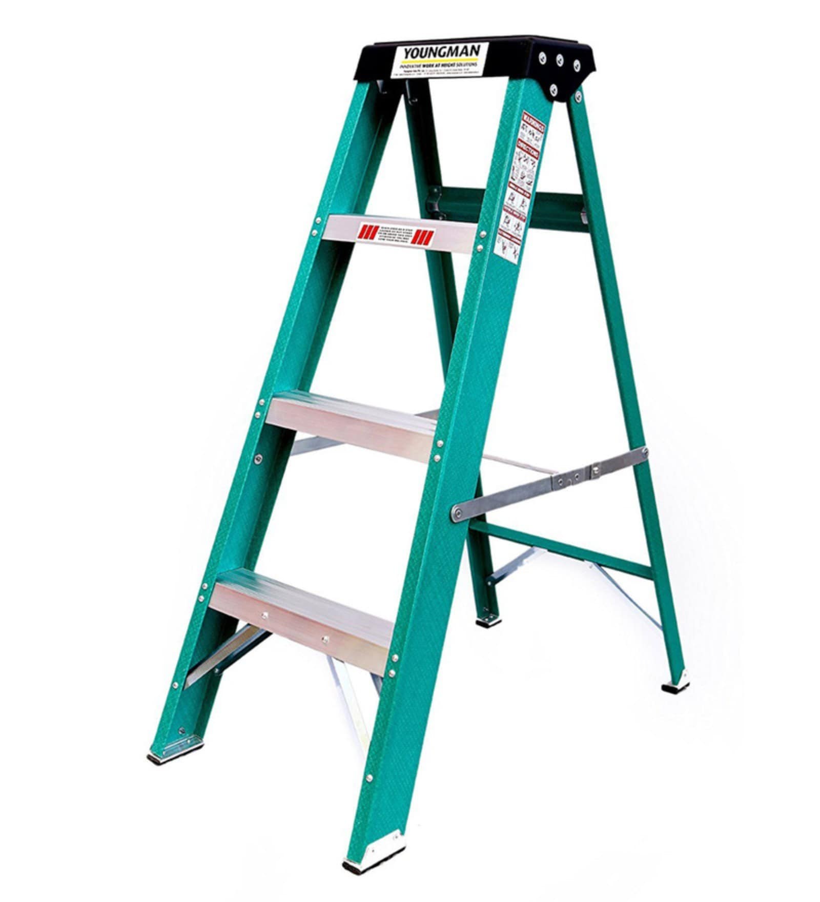Buy 4 Steps 4 ft Plastic Step Ladder By Youngman at 35% OFF by Youngman ...