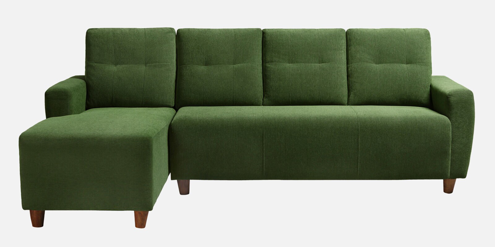Buy Yolo Fabric RHS Sectional Sofa in Avocado Green Colour at 23% OFF ...
