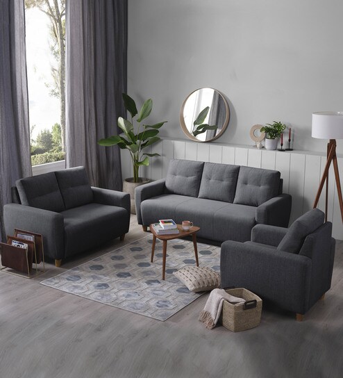 Limited Time Offer: Buy Upto 70% Off on Grey Modern Sofa Sets ...