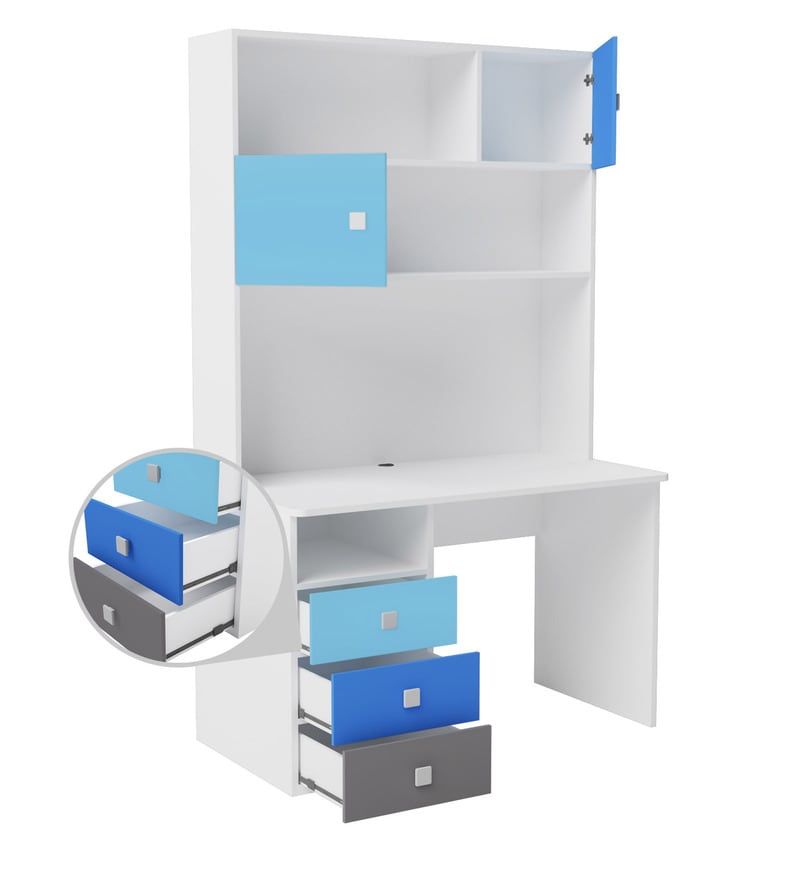 Buy Young America Kids Study Table in Multi Colour Online - Kids Study ...