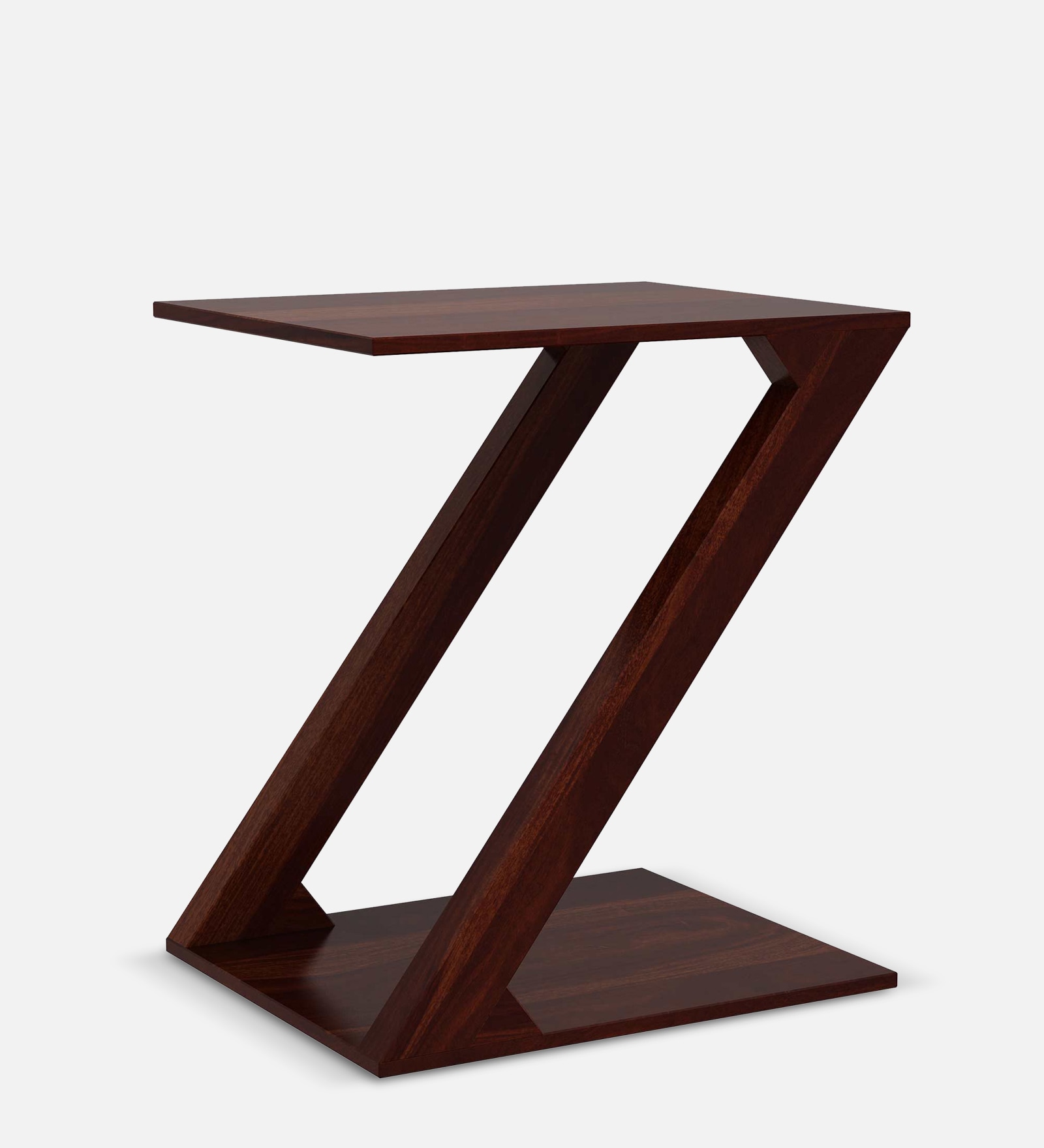 Buy Z Side Table in Walnut Finish at 100% OFF by Woodhub | Pepperfry