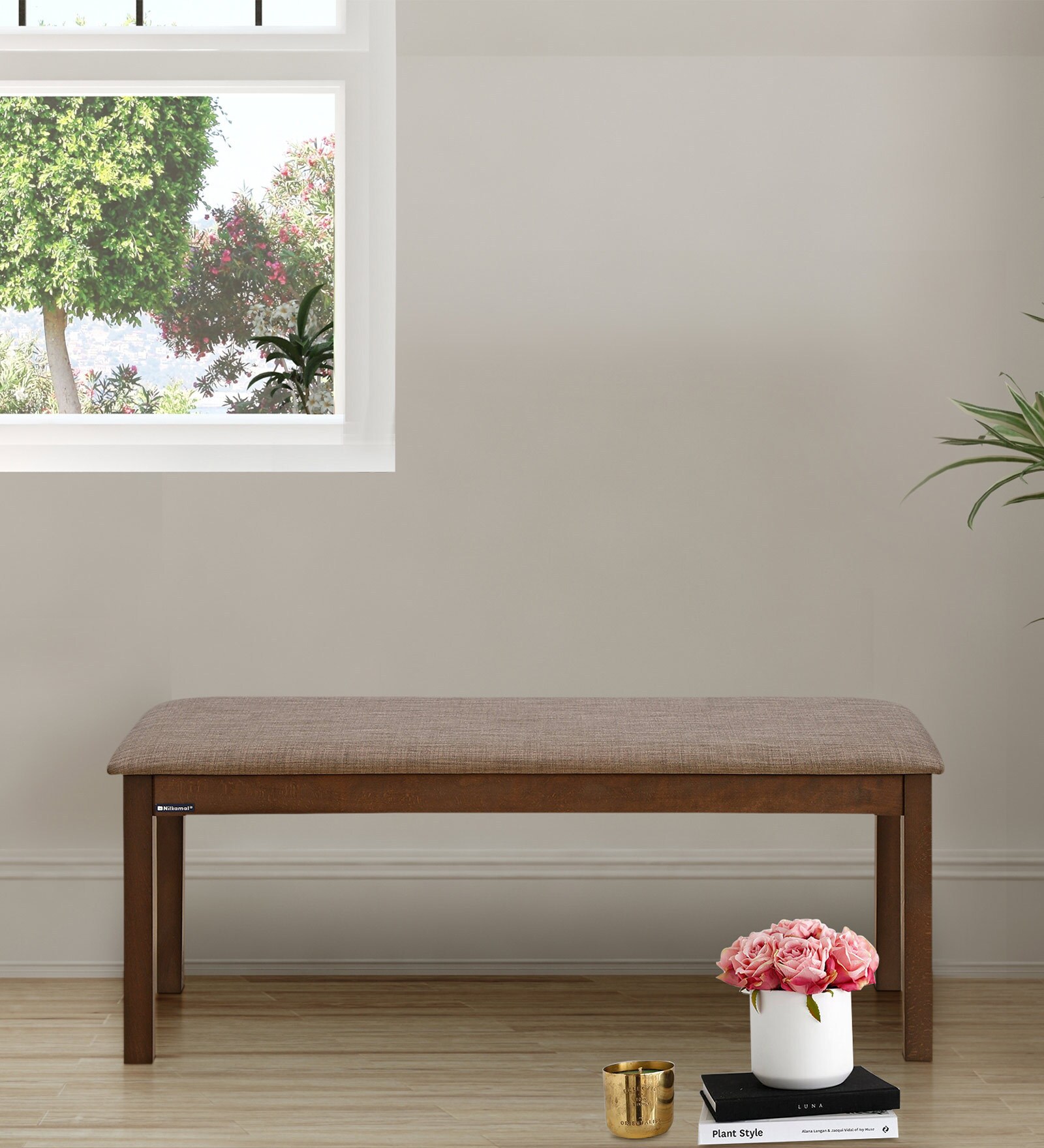 Buy Zabel Solid Wood Bench in Beech Finish at 69% OFF by Nilkamal ...