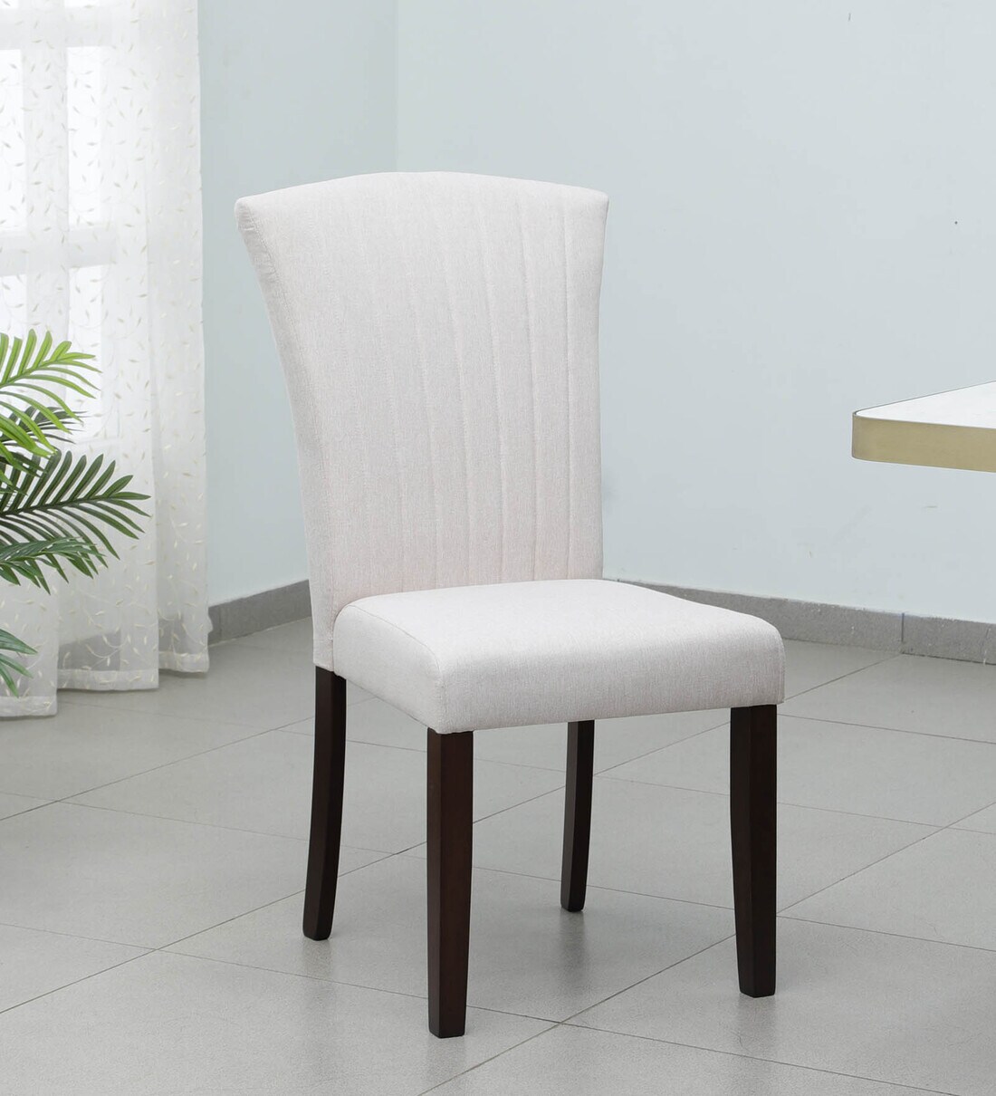 Buy Zelda Solid Wood Dining Chairs in Beige Colour at 35% OFF by Durian ...