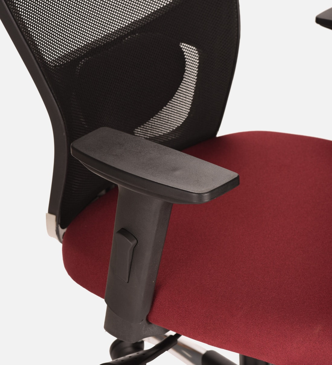 Buy Zenith HB Pro High Back Ergonomic Office Chair in Maroon Colour by ...