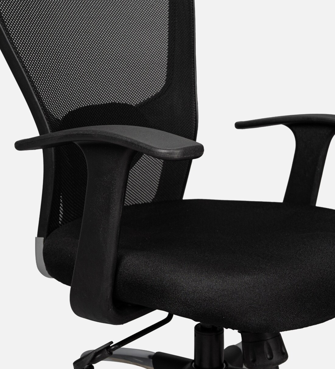 Buy Zenith Mid Back Ergonomic Office Chair in Black Colour by Teal ...