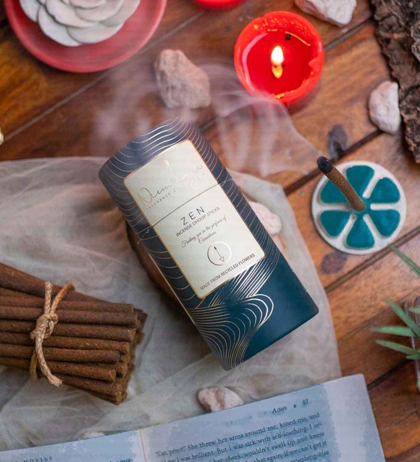 Buy Zen Dhoop Sticks for Pooja 40 Sticks at 10% OFF by Nirmalaya ...