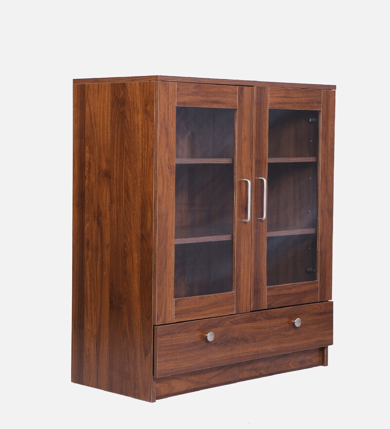Buy Zenith 3 Tier Cabinet in Columbian Walnut Finish by GUDSMITH Online ...