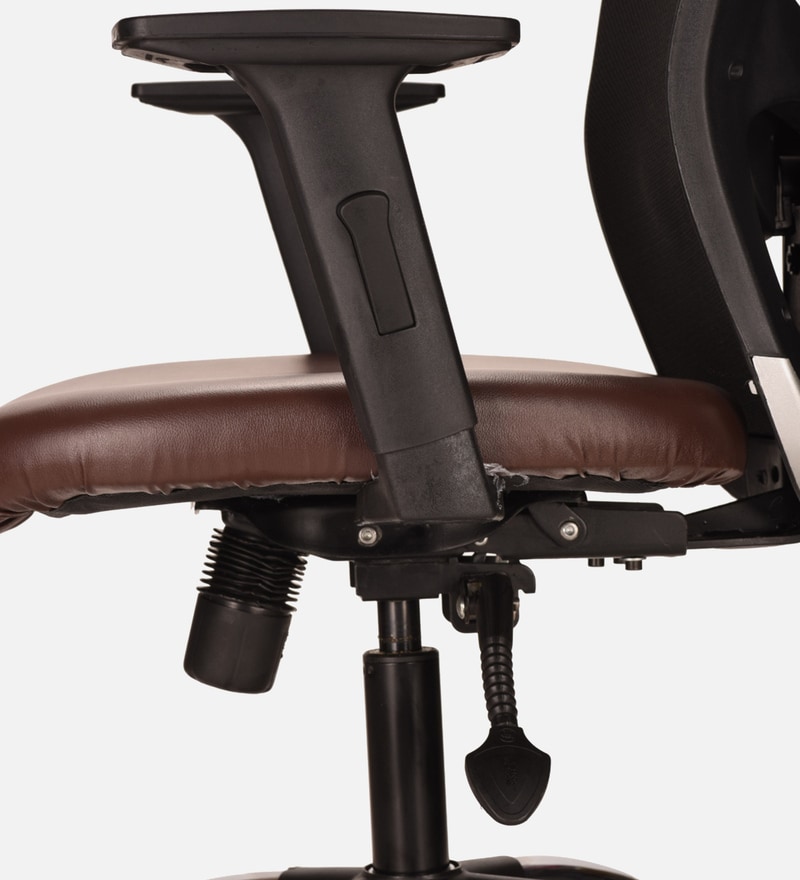 Buy Zenith HB Pro High Back Ergonomic Office Chair in Black-Brown ...