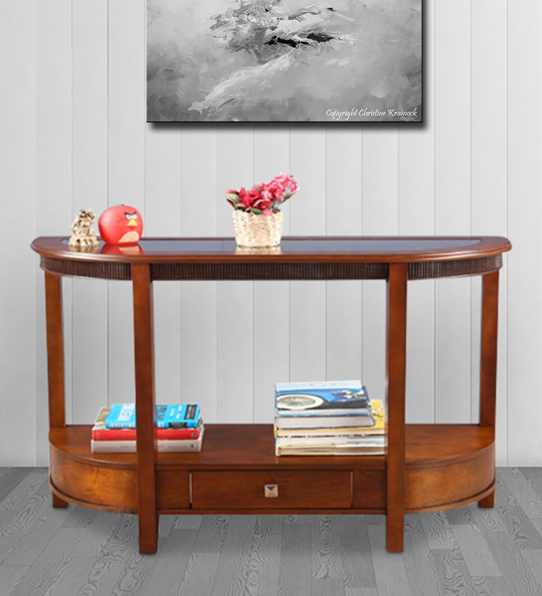 Buy Zina Solid Wood Console Table in Brown Colour at 50% OFF by ...