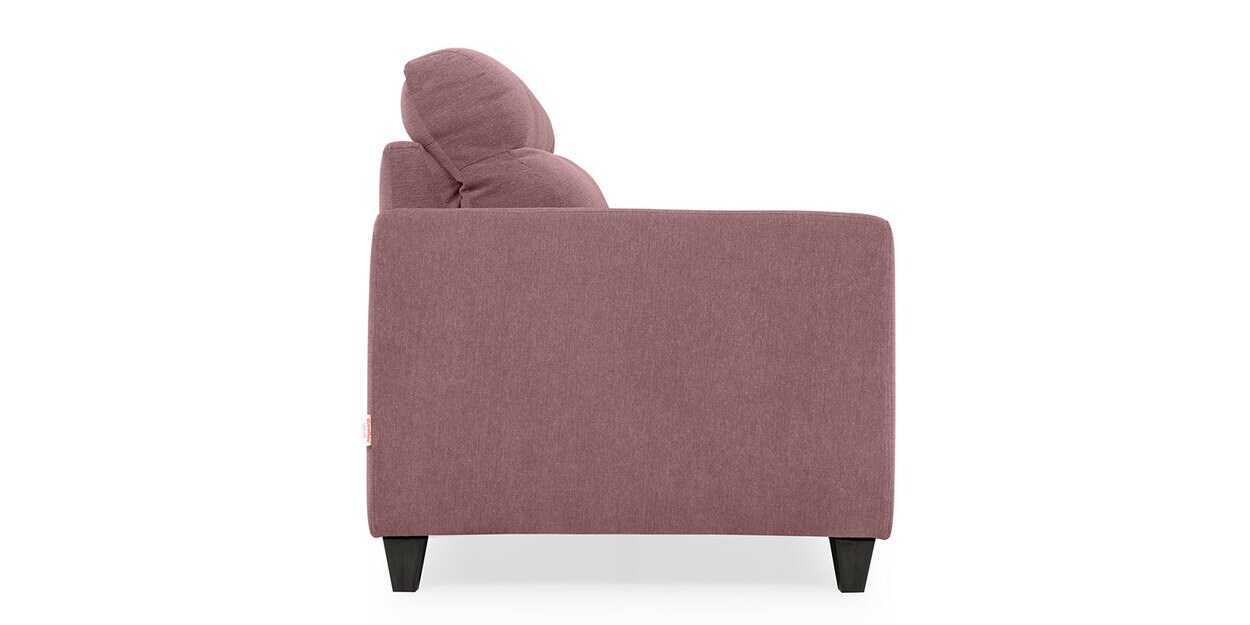 Buy Zivo Fabric 3 Seater Sofa in Dusky Pink Colour by Duroflex Online ...