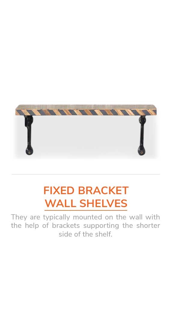 Fixed Bracket Wall Shelf: Buy Set Top Box Holders & Shelves Online ...